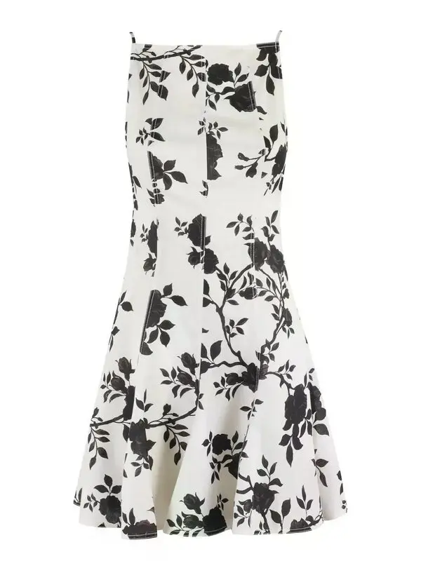 SELF-PORTRAIT Floral-print Mini Dress