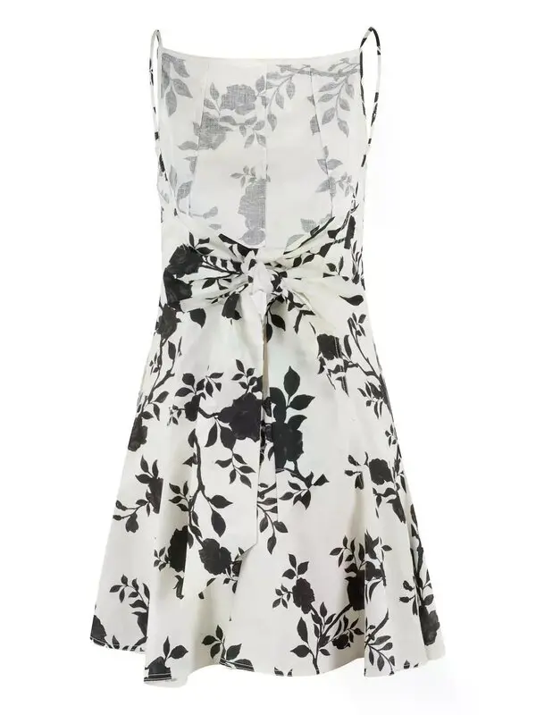 SELF-PORTRAIT Floral-print Mini Dress