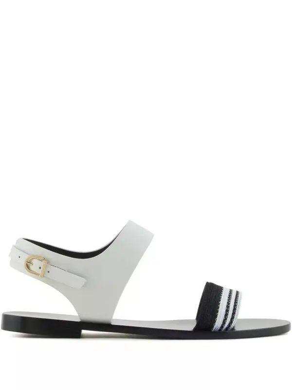 Giorgio Armani Stripe-detail Sandals
