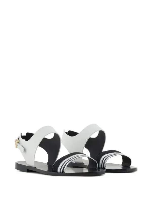 Giorgio Armani Stripe-detail Sandals