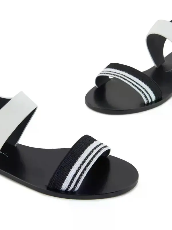 Giorgio Armani Stripe-detail Sandals
