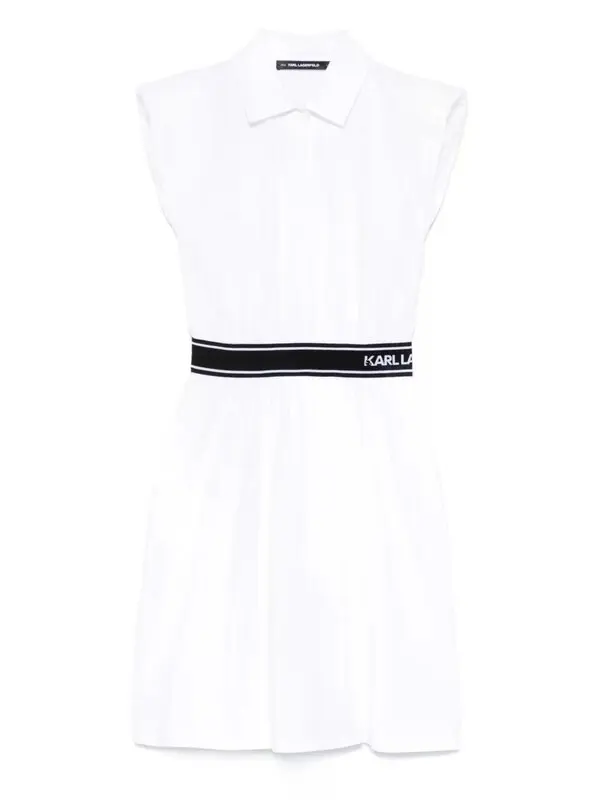 Karl Lagerfeld Polo Mini Dress - White