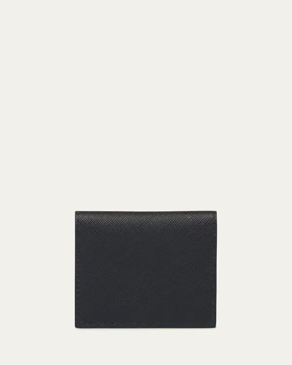 Prada Flap Saffiano Leather Wallet