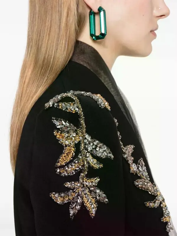 M.MARQUISE Karin Embellished Blazer - Black