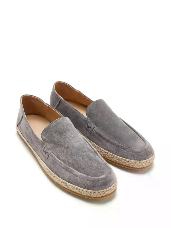 Stuart Weitzman Suede Loafers In Grey - 32% Off | Editorialist display picture 2