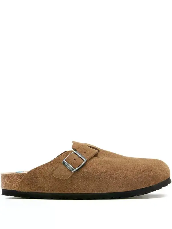BIRKENSTOCK Boston Slippers - Brown