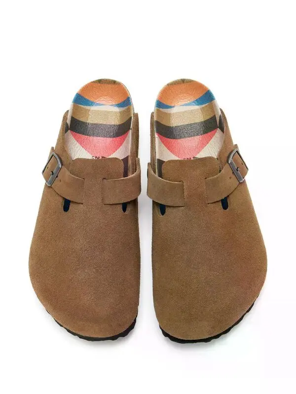 BIRKENSTOCK Boston Slippers - Brown
