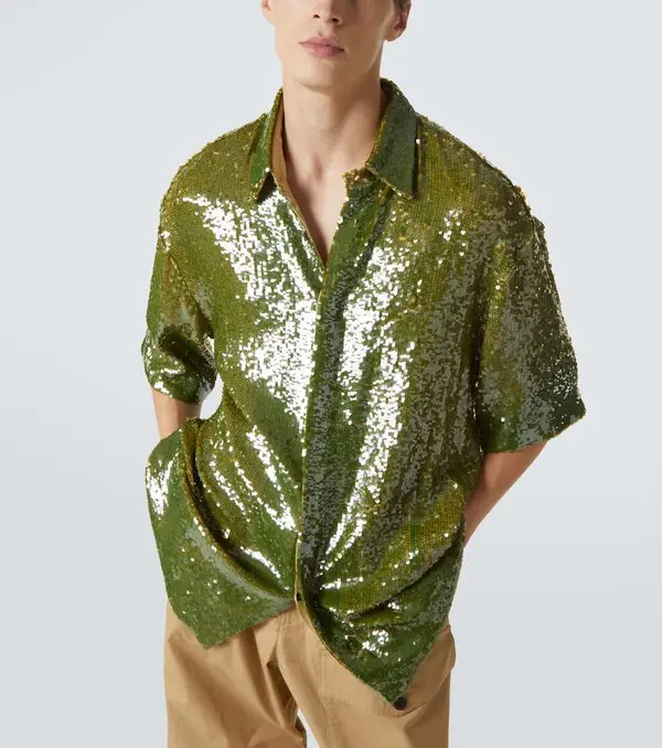 Dries Van Noten Sequined Shirt