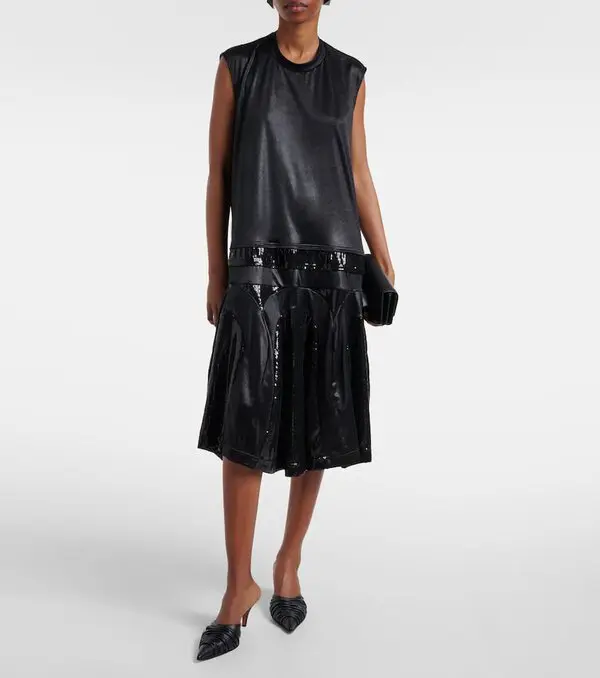 Junya Watanabe Sequined Midi Dress