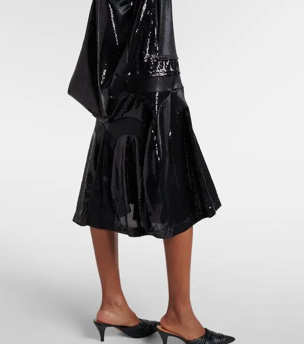 Junya Watanabe Sequined Midi Dress
