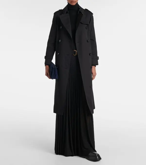 Burberry Pleated Maxi Skirt