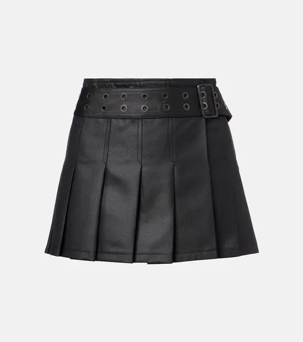 Junya Watanabe Pleated Miniskirt
