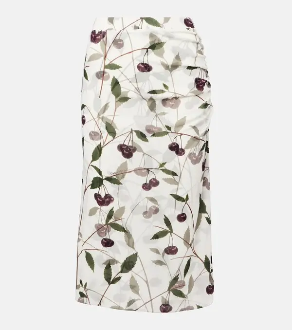 Stella McCartney Jersey Midi Skirt - White