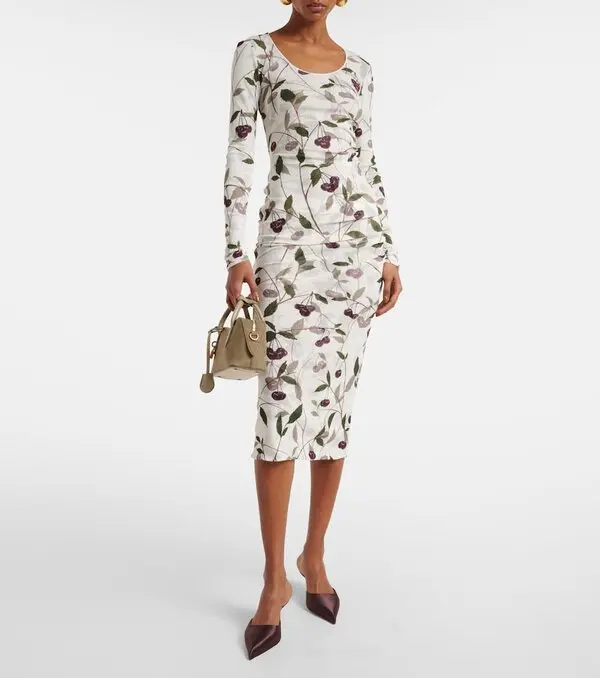 Stella McCartney Jersey Midi Skirt