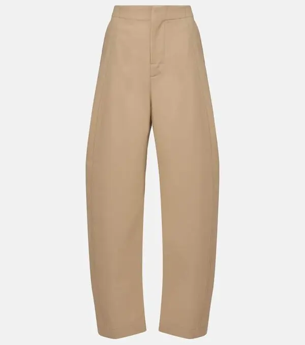 Bottega Veneta Cotton Twill Wide-leg Pants