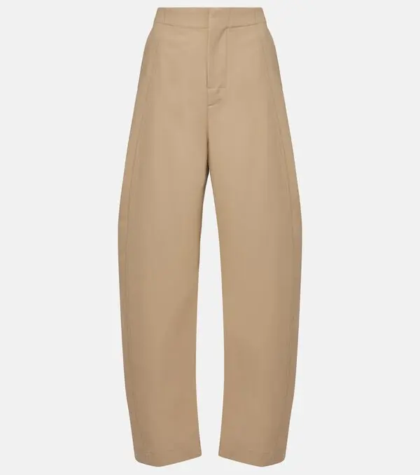 Bottega Veneta Cotton Twill Wide-leg Pants