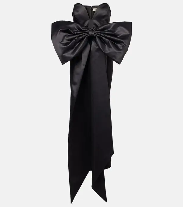 THE NEW ARRIVALS ILKYAZ OZEL Strapless Maxi Dress - Black
