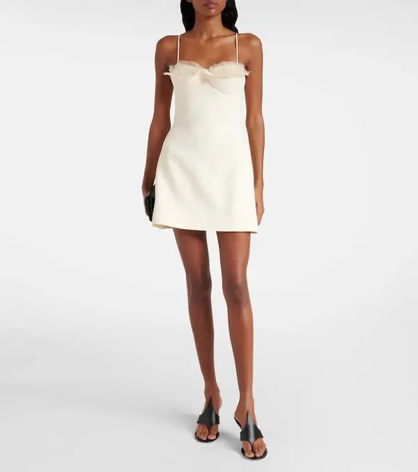 David Koma Ruffled Mini Dress