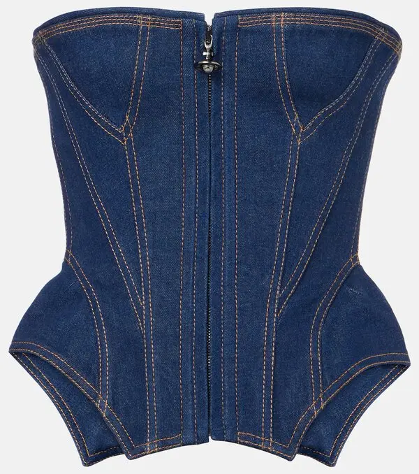 VIVIENNE WESTWOOD Denim Corset - Blue