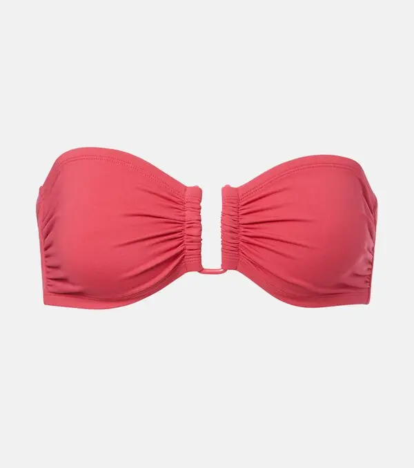 ERES Show Bandeau Bikini Top - Red
