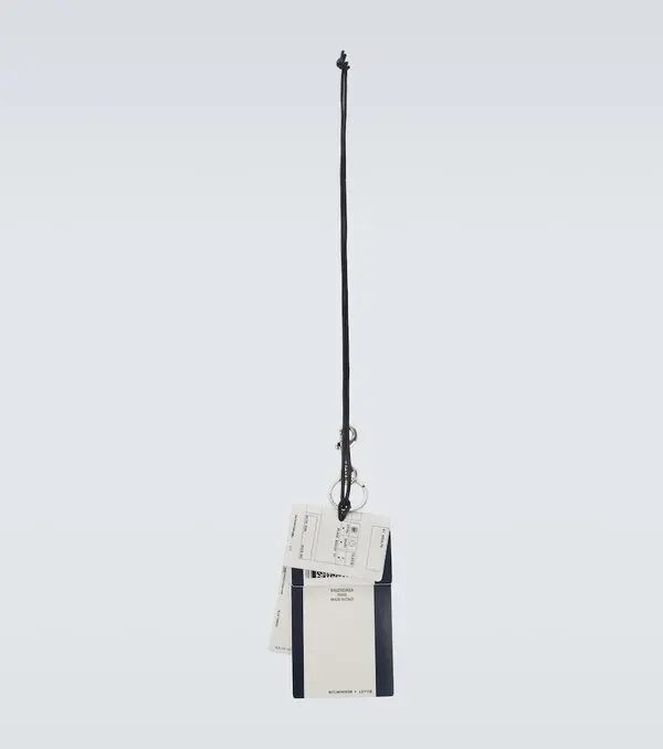 Balenciaga Train Ticket Keychain