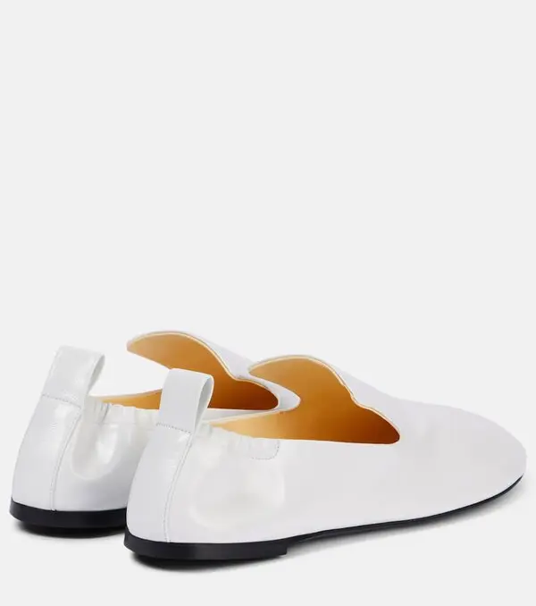 Proenza Schouler Glove Leather Loafers - White