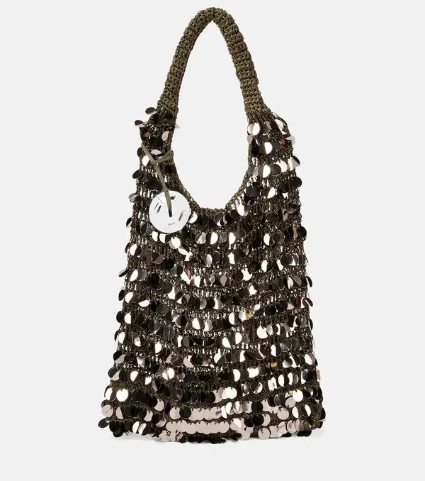 JW Anderson Sequined Mesh Tote Bag