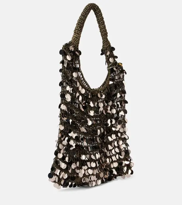 JW Anderson Sequined Mesh Tote Bag