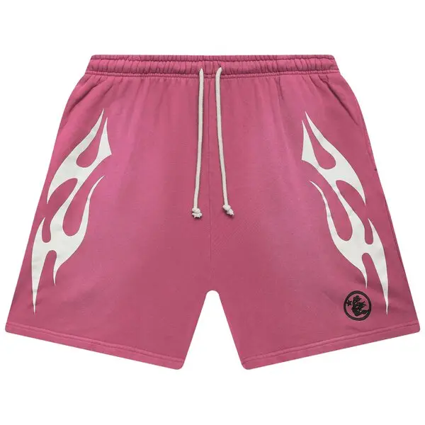 HELLSTAR Flame Shorts - Pink