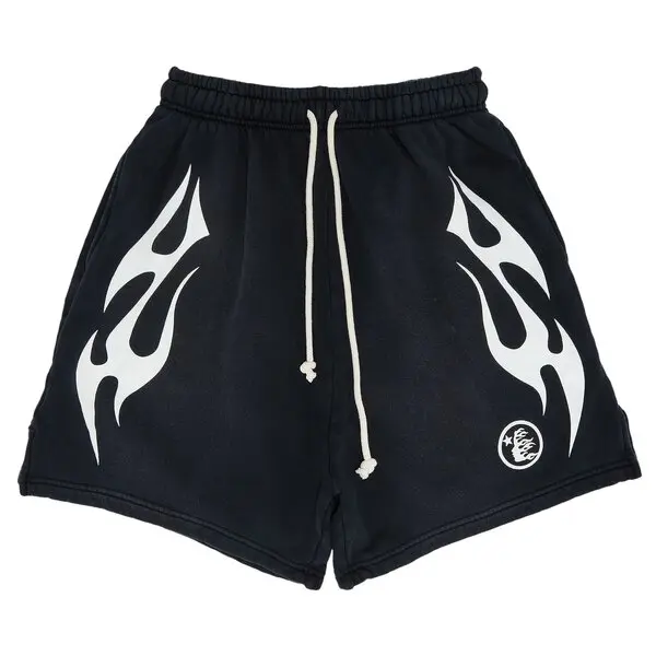 HELLSTAR Flame Shorts - Black