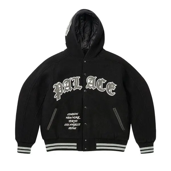 PALACE Hooded Varsity Jacket