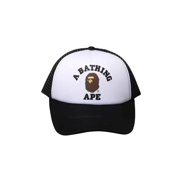 A BATHING APE College Mesh Cap - Black