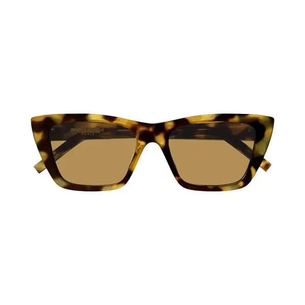 Saint Laurent Cat Eye Havana Sunglasses - Brown