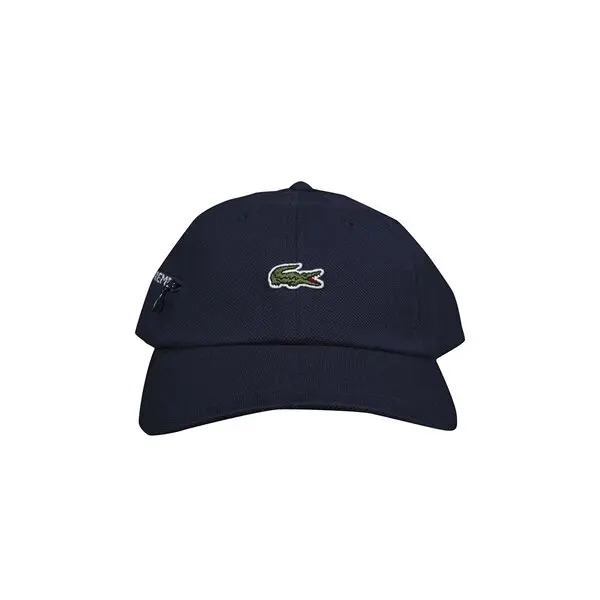 Supreme X Lacoste Pique Cap - Blue