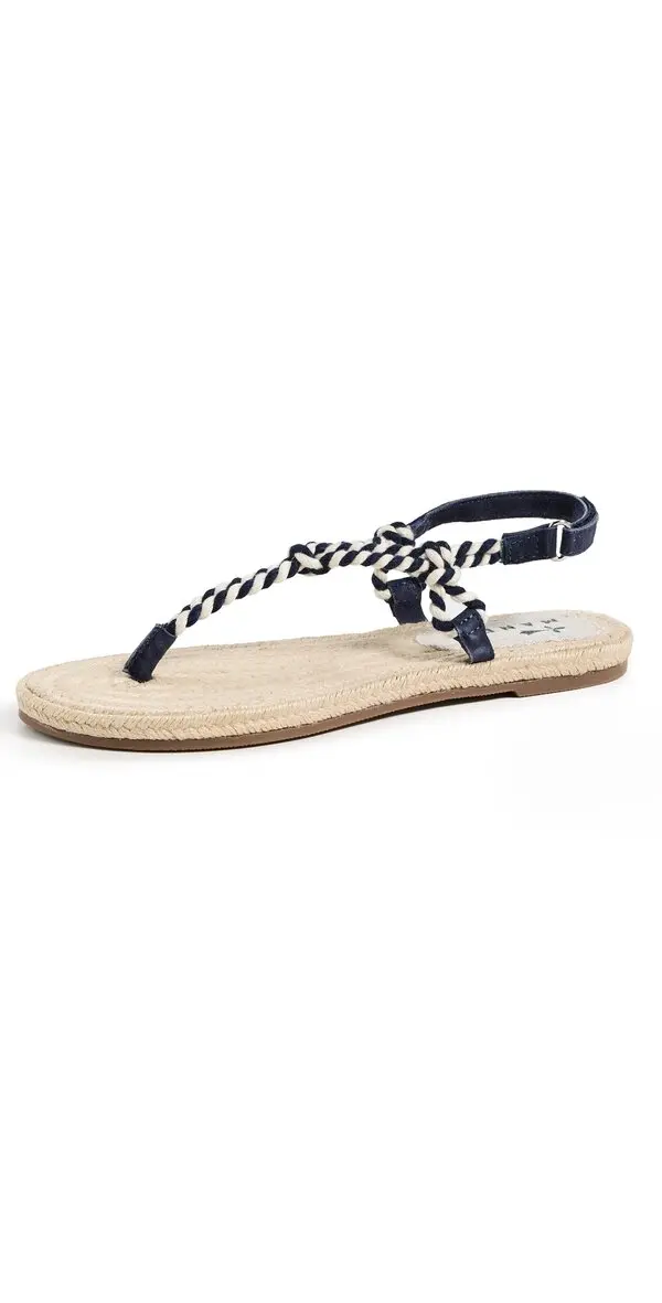 Manebí Rope Sandals - Navy/natural