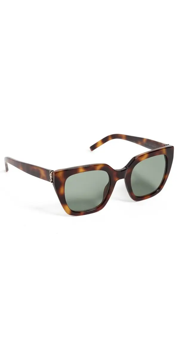 Saint Laurent Sl M143 Sunglasses - Havana-havana-green