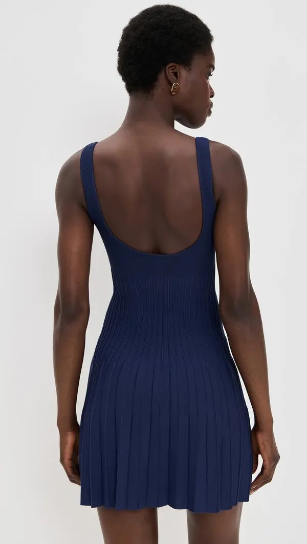 Staud Ellison Mini Dress - Navy
