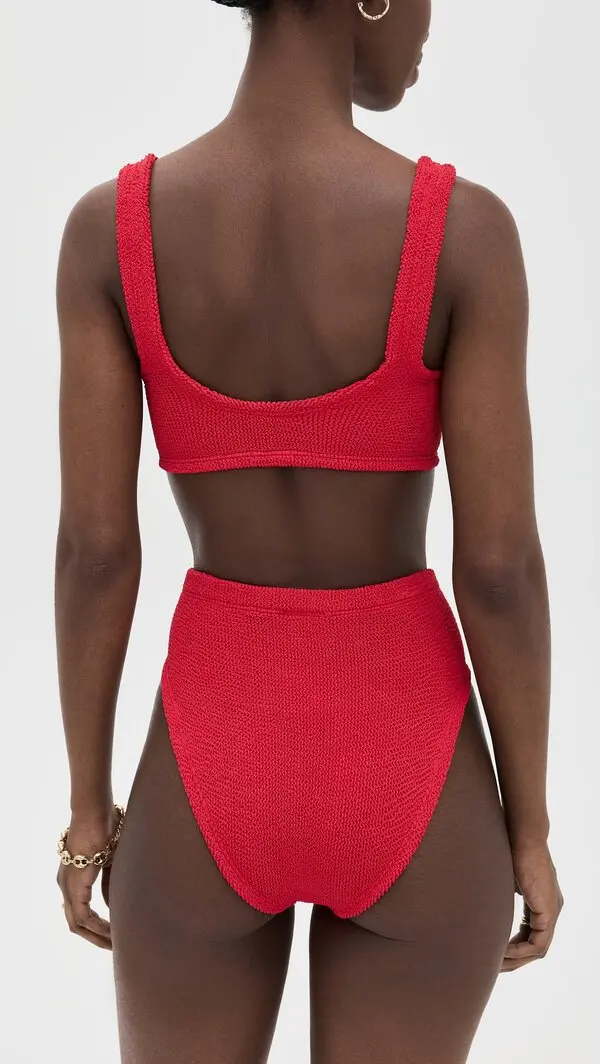 Hunza G Patricia Bikini Set - Red