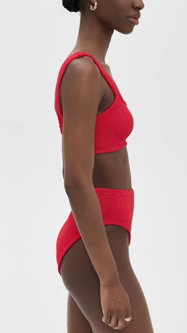 Hunza G Patricia Bikini Set - Red