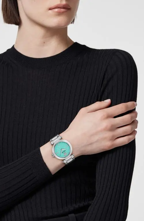 Versace Greek Bracelet Watch - Stainless Steel