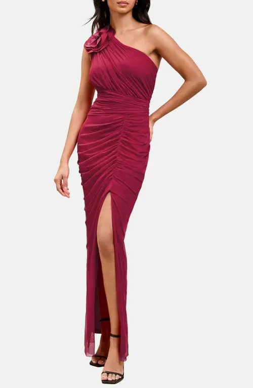 LIPSY One-shoulder Corsage Gown