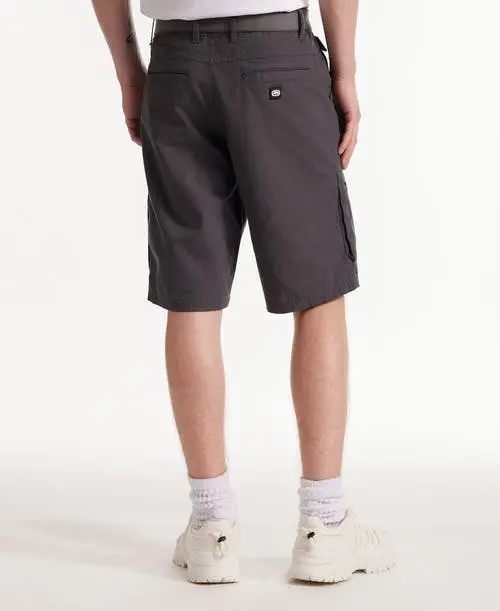 ECKO UNLTD. Belted Cargo Shorts - Magnet