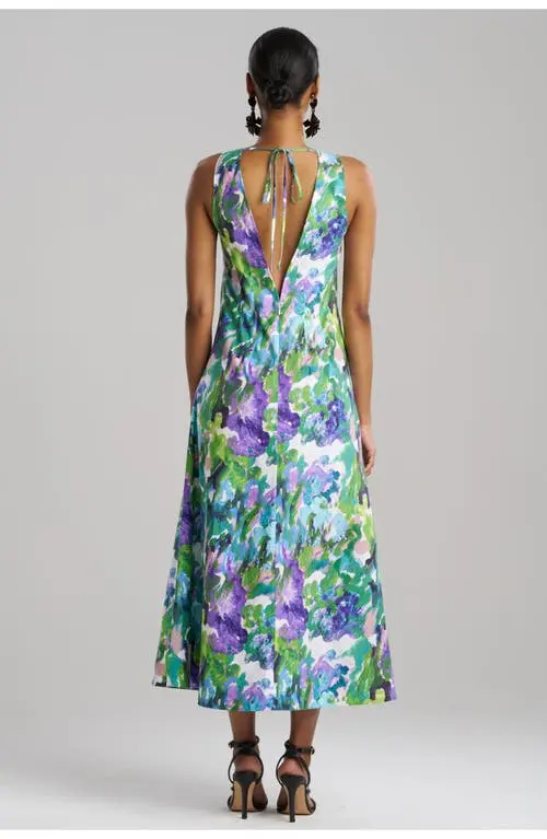 Natori Ayame V-neck Maxi Dress - Multi