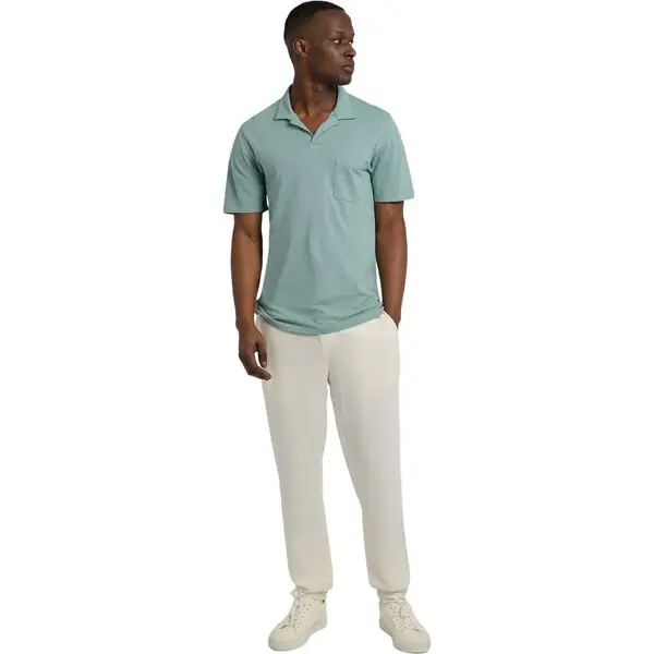 Onia Button Front Elastic Linen Pant