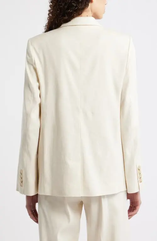 Nordstrom Linen Blend Boyfriend Blazer
