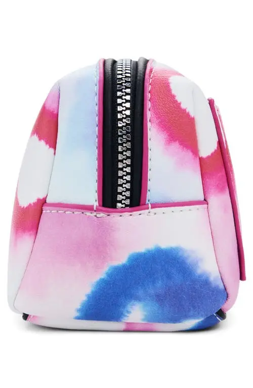 Desigual Faux Leather Wristlet - Fuchsia