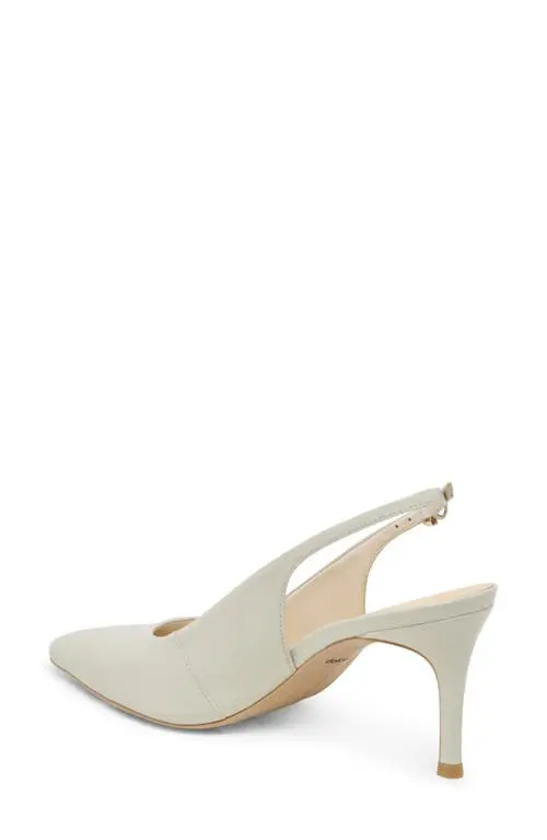 Dolce Vita Elasi Pointed Toe Slingback Pumps - Light Sage Leather