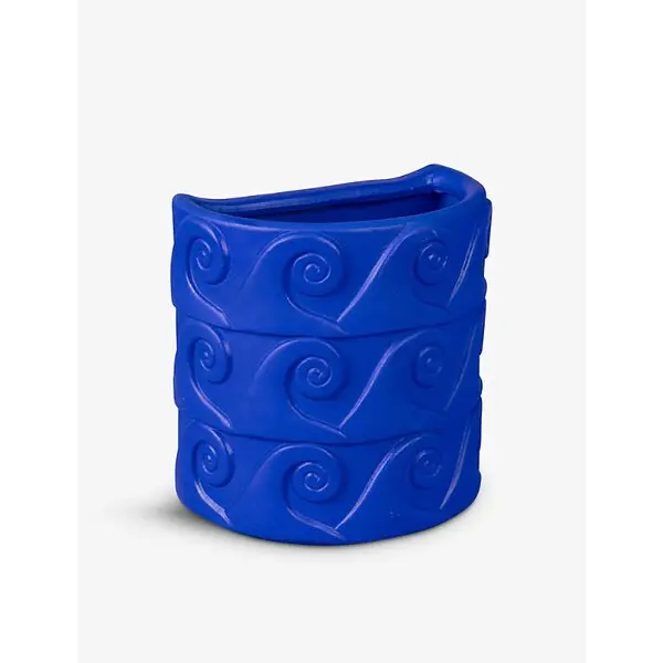 SELETTI Magna Graecia Onde Terracotta Wall Vase 25cm