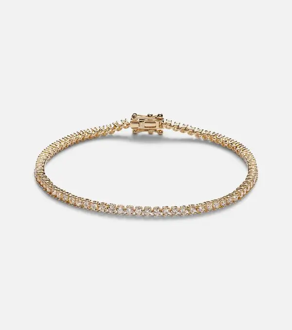 ANITA KO Hepburn Diamond Tennis Bracelet In 18kt Yellow - Gold