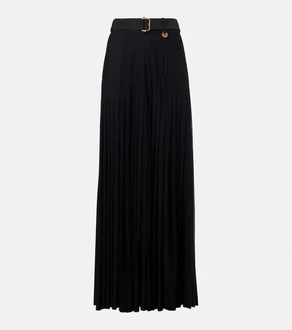 Burberry Pleated Maxi Skirt
